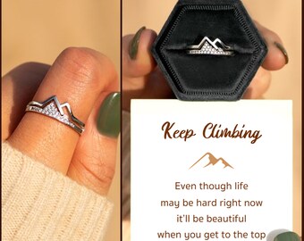 Keep Climbing Ring - Etsy