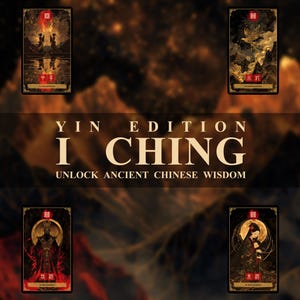I Ching Oracle Cards: Yin Edition With Gold Foil Edges - Etsy