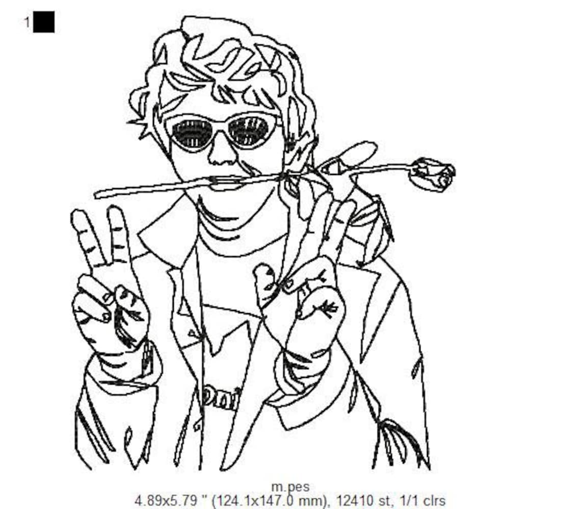 Lewis Capaldi Machine embroidery designs 3 sizes | Etsy