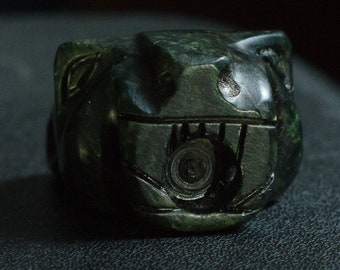 Jade Jaguar Statue - Etsy