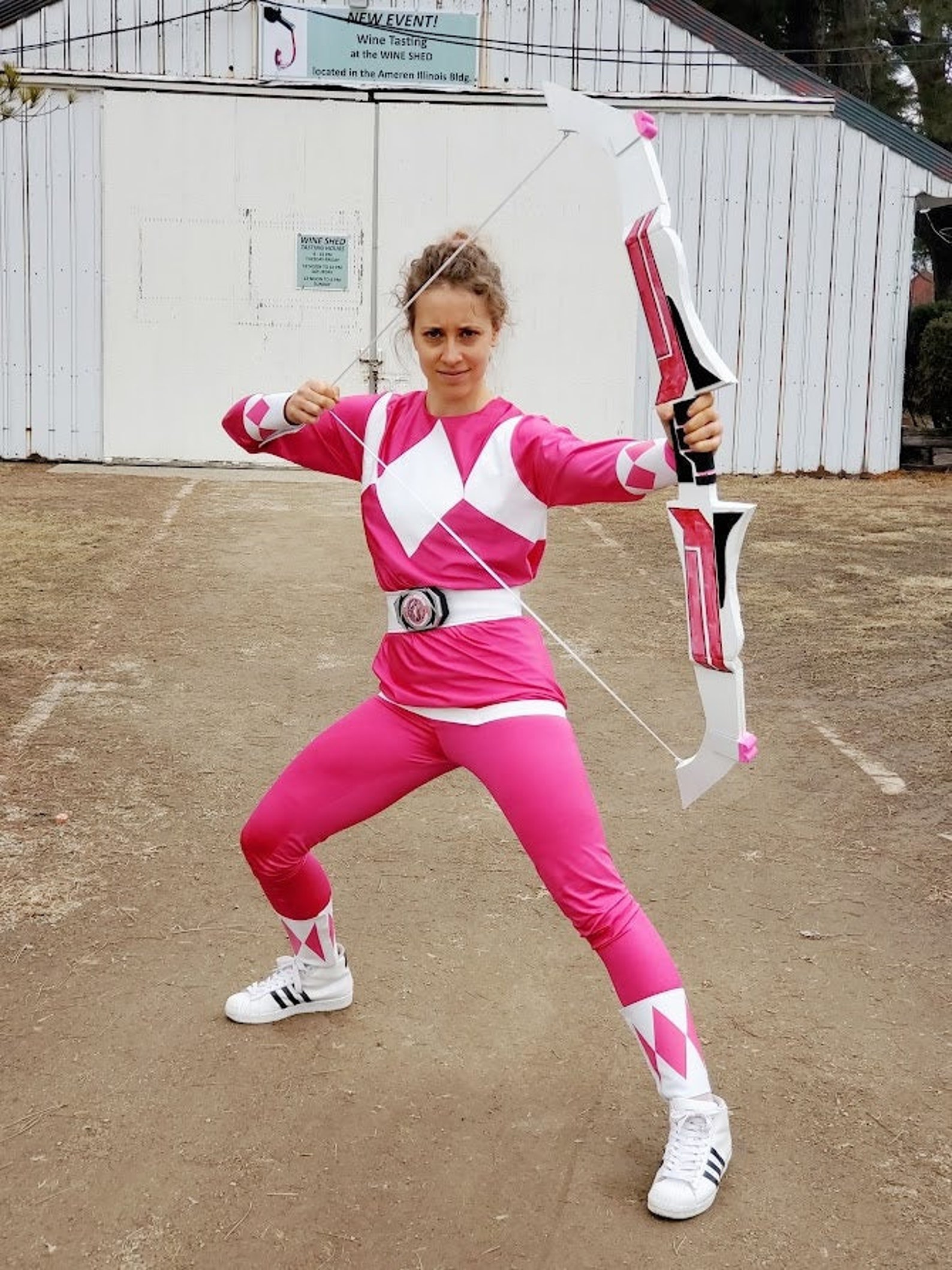 MMPR Pink Ranger Power Bow Pattern Template PDF - Etsy