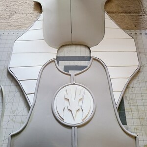 MMPR White Ranger Shield Foam Pattern Template PDF - Etsy