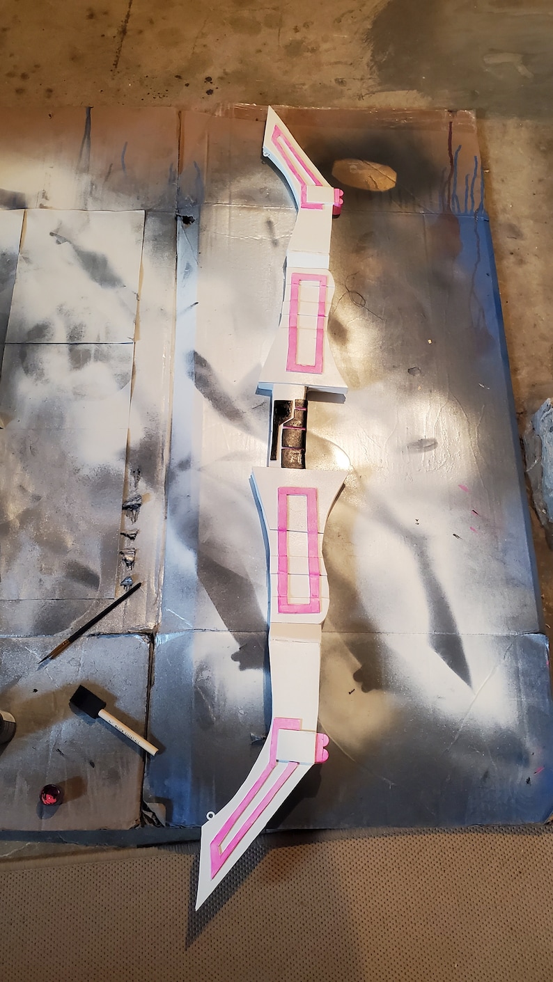 MMPR Pink Ranger Power Bow Pattern Template PDF - Etsy