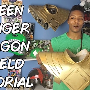 Green Ranger Dragon Shield Pattern Template PDF UPDATED - Etsy