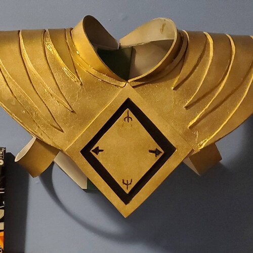 MMPR White Ranger Shield Foam Pattern Template PDF - Etsy