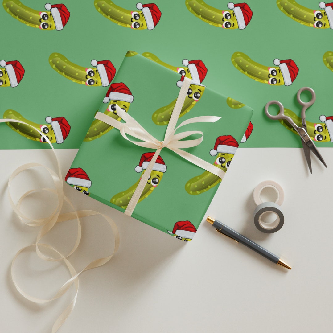 Pickle Wrapping Paper Sheets - Etsy