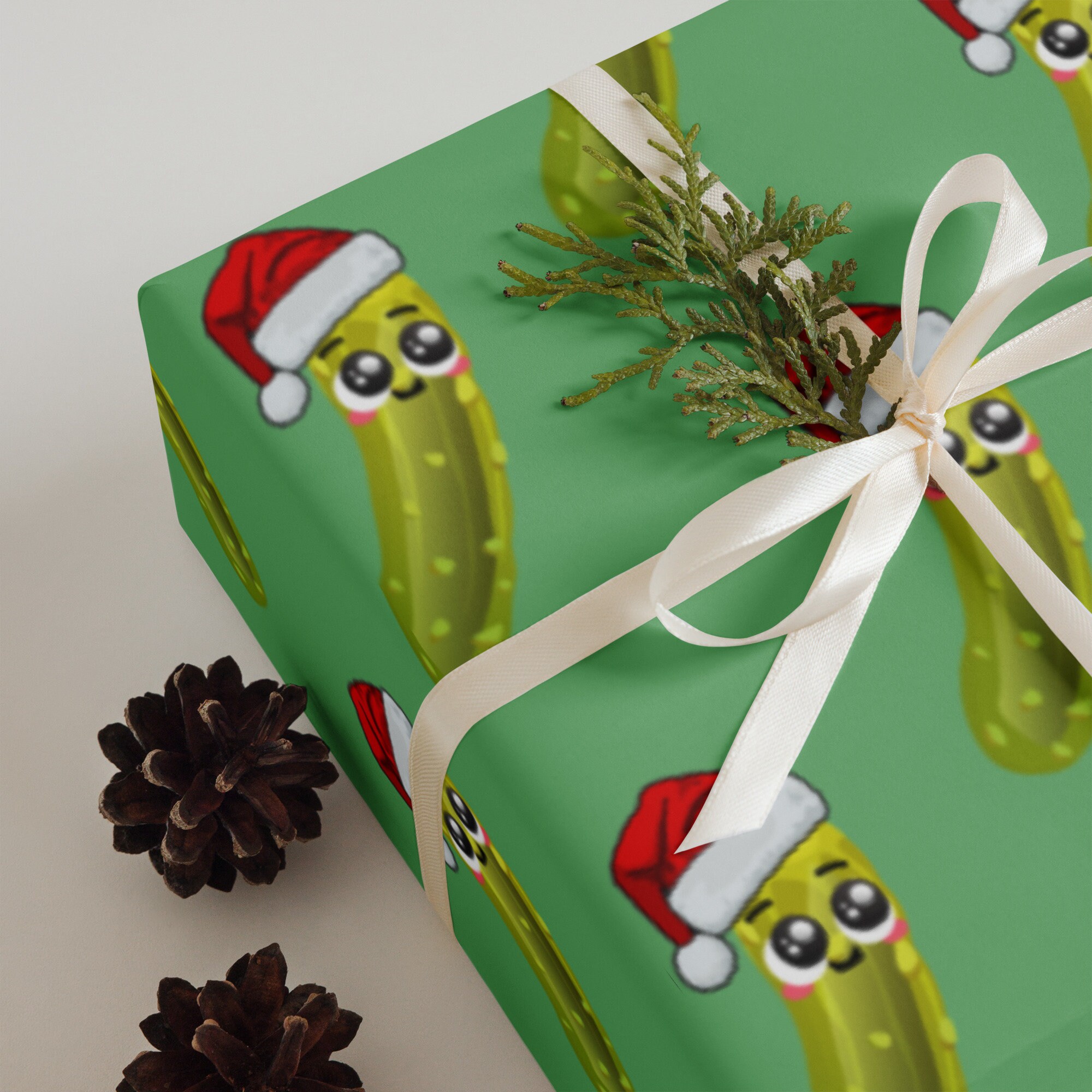 Pickle Wrapping Paper Sheets - Etsy