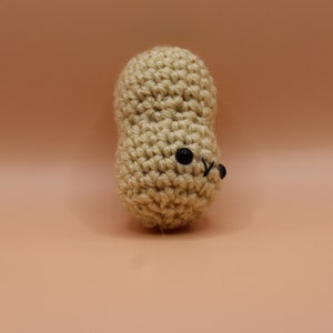 Crochet Peanut Keychain - Etsy