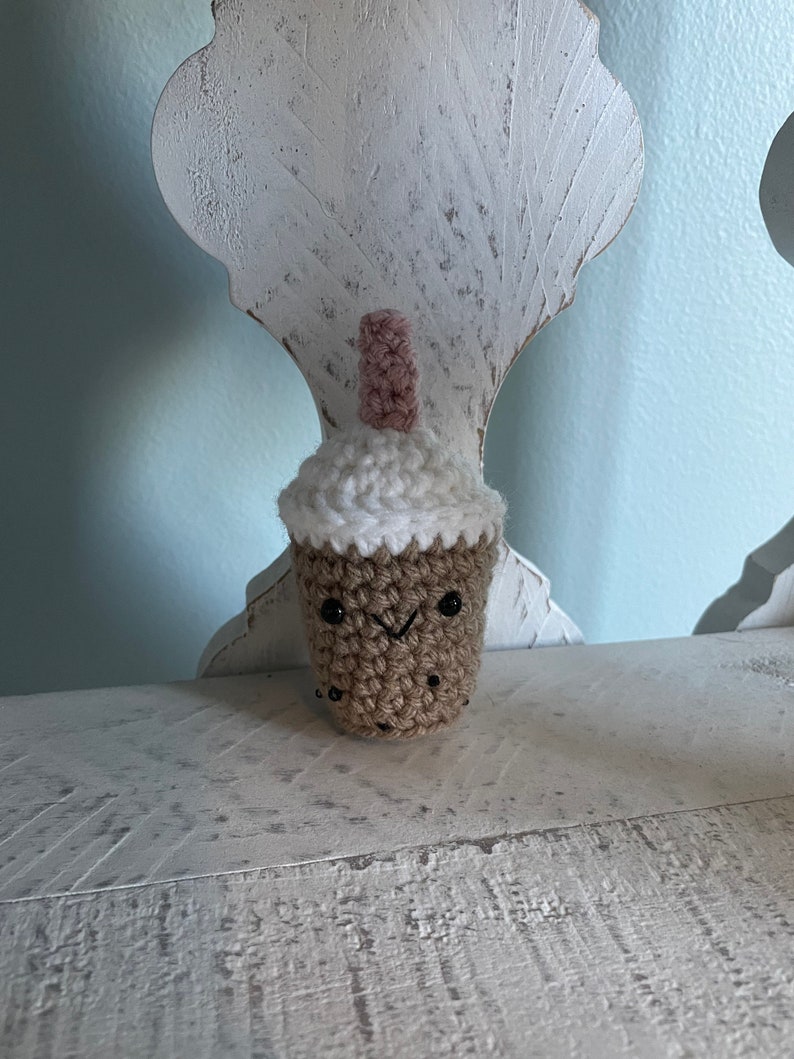 Crochet Boba Bubble Tea Keychain | Etsy