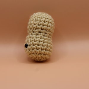 Crochet Peanut Keychain - Etsy