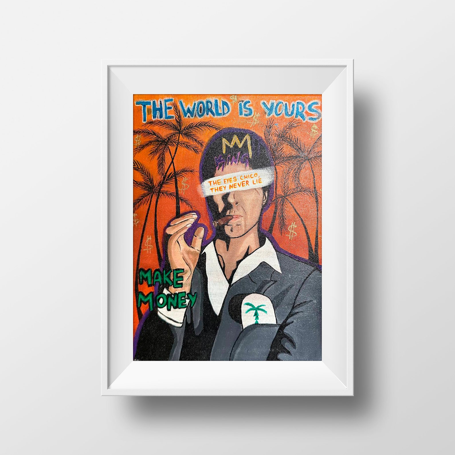 Tony Montana Scarface Al Pachino Canvas Painting Pop Art Modern ...