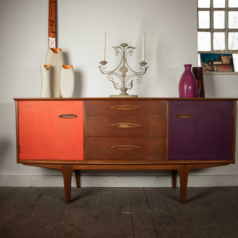 Orange Sideboard - Etsy UK