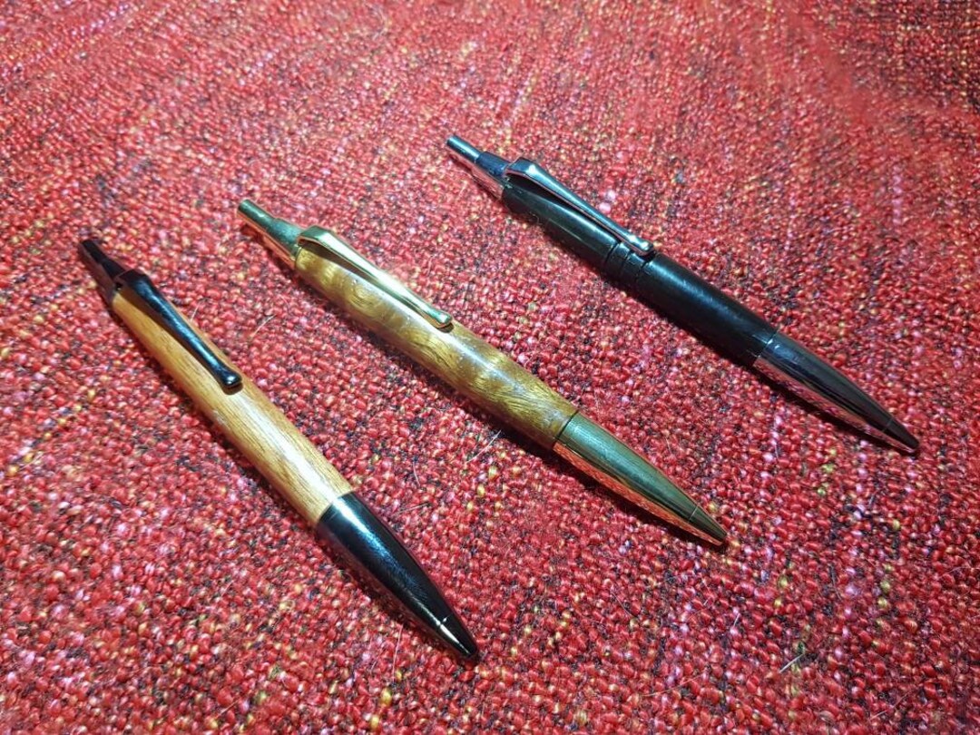 Senator Style Ckick Pen. Mahogany, African Black Wood or Chinese Cupped ...