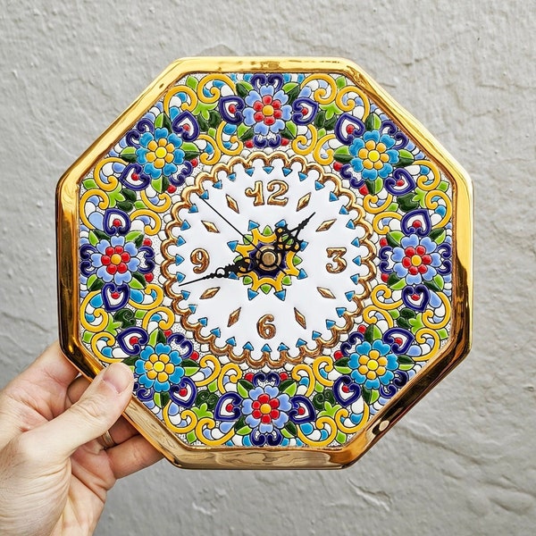 Ceramic Clock - Etsy