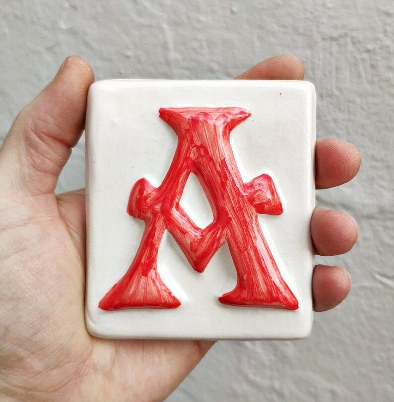 Customizable Ceramic Tile Letters and Numbers for Home - Etsy UK