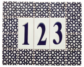 Ceramic Tile Numbers - Etsy UK
