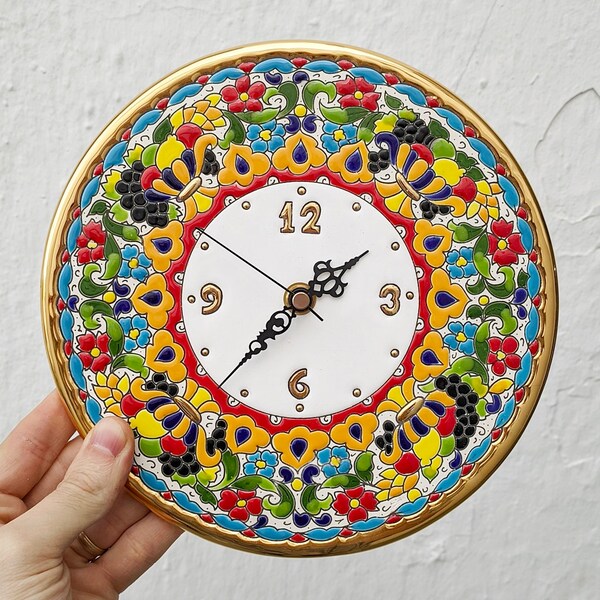 Ceramic Clock - Etsy