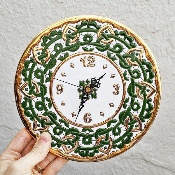 Ceramic Clock - Etsy