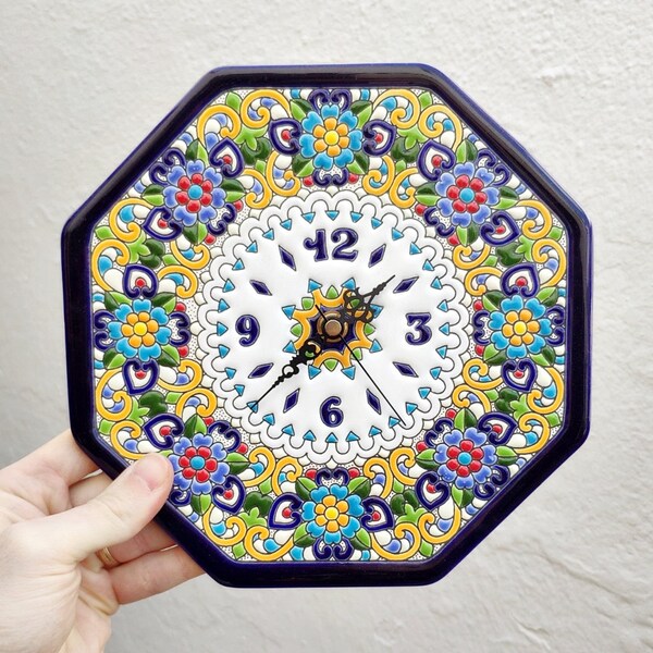 Ceramic Clock - Etsy