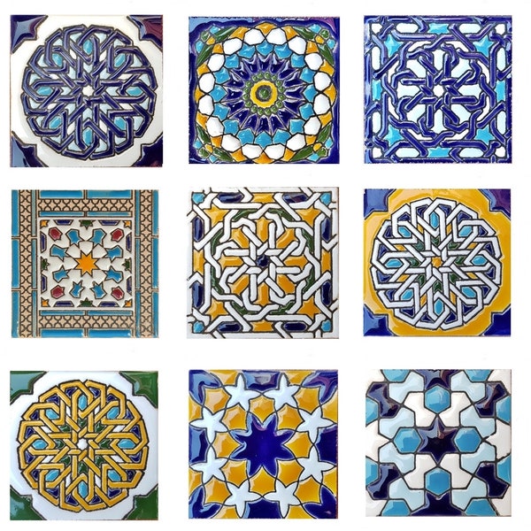 Mexican Mosaic Tiles - Etsy