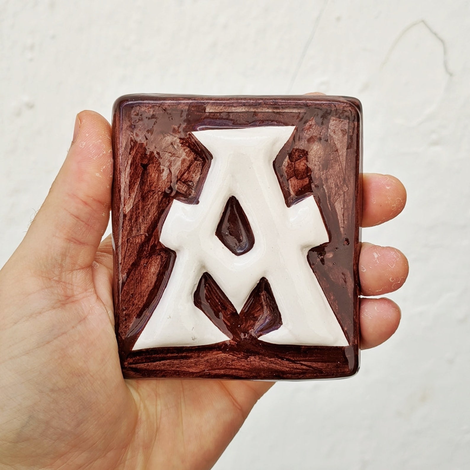 Ceramic Tile Letters and Numbers for Home Customizable | Etsy