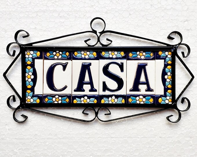 Handmade Ceramic House Numbers and Letters MARIGOLD Small Size - Etsy