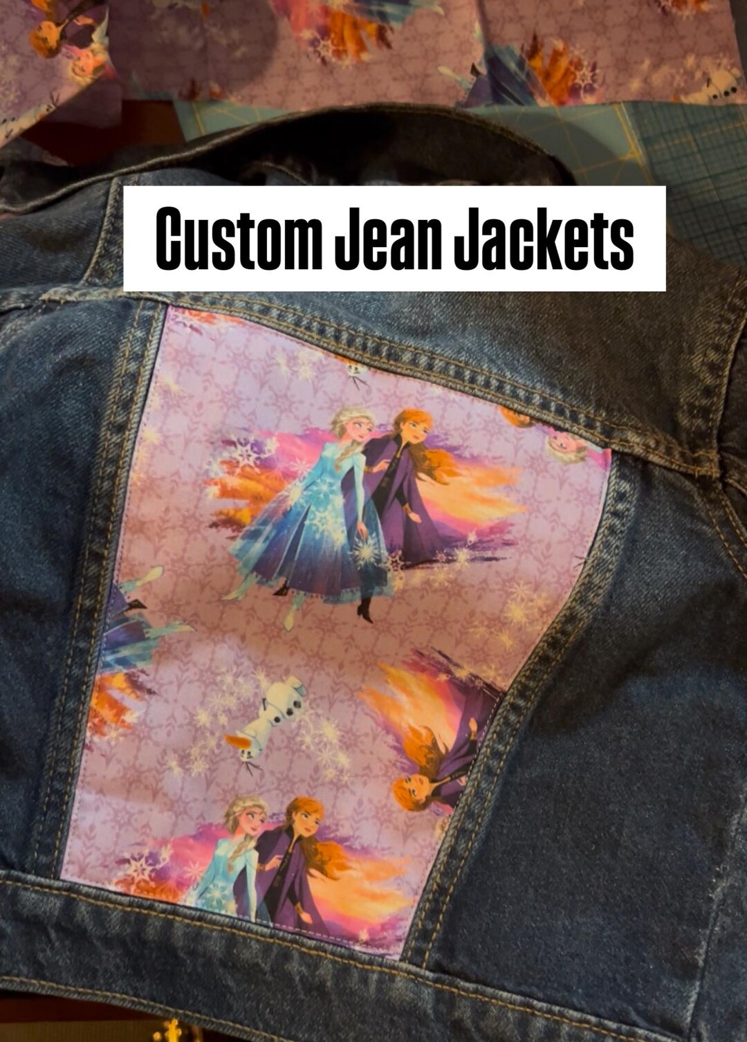Custom Jean Jackets! Made to Order - Etsy