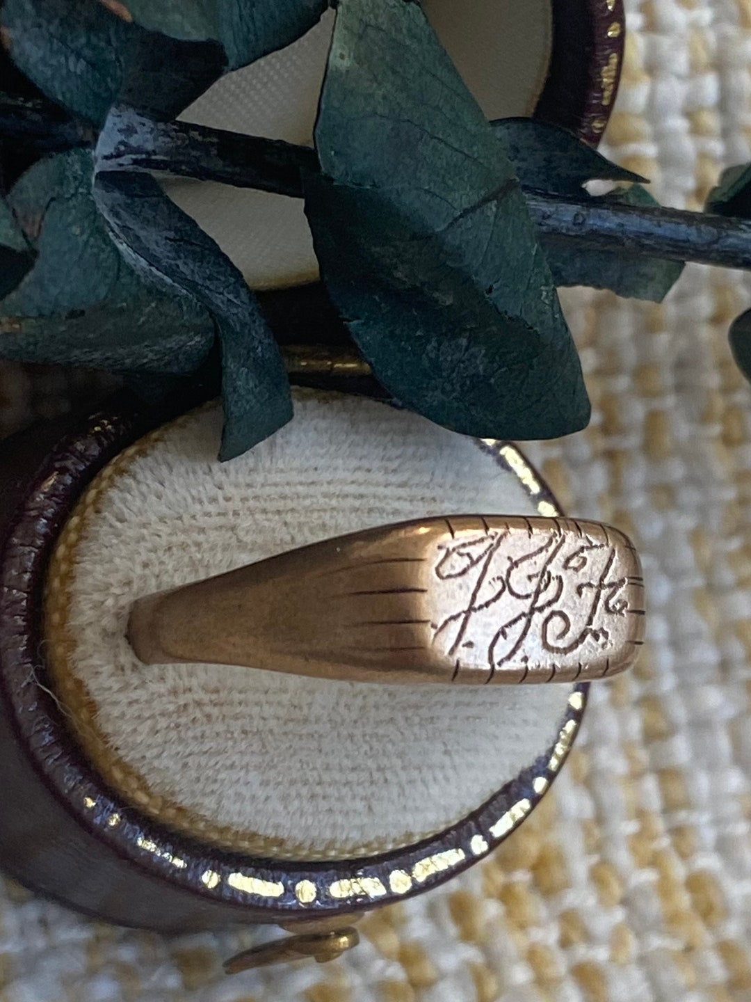 Vintage Signet Ring. Trench Art Ring - Etsy
