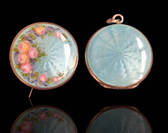 Guilloche Locket | Etsy