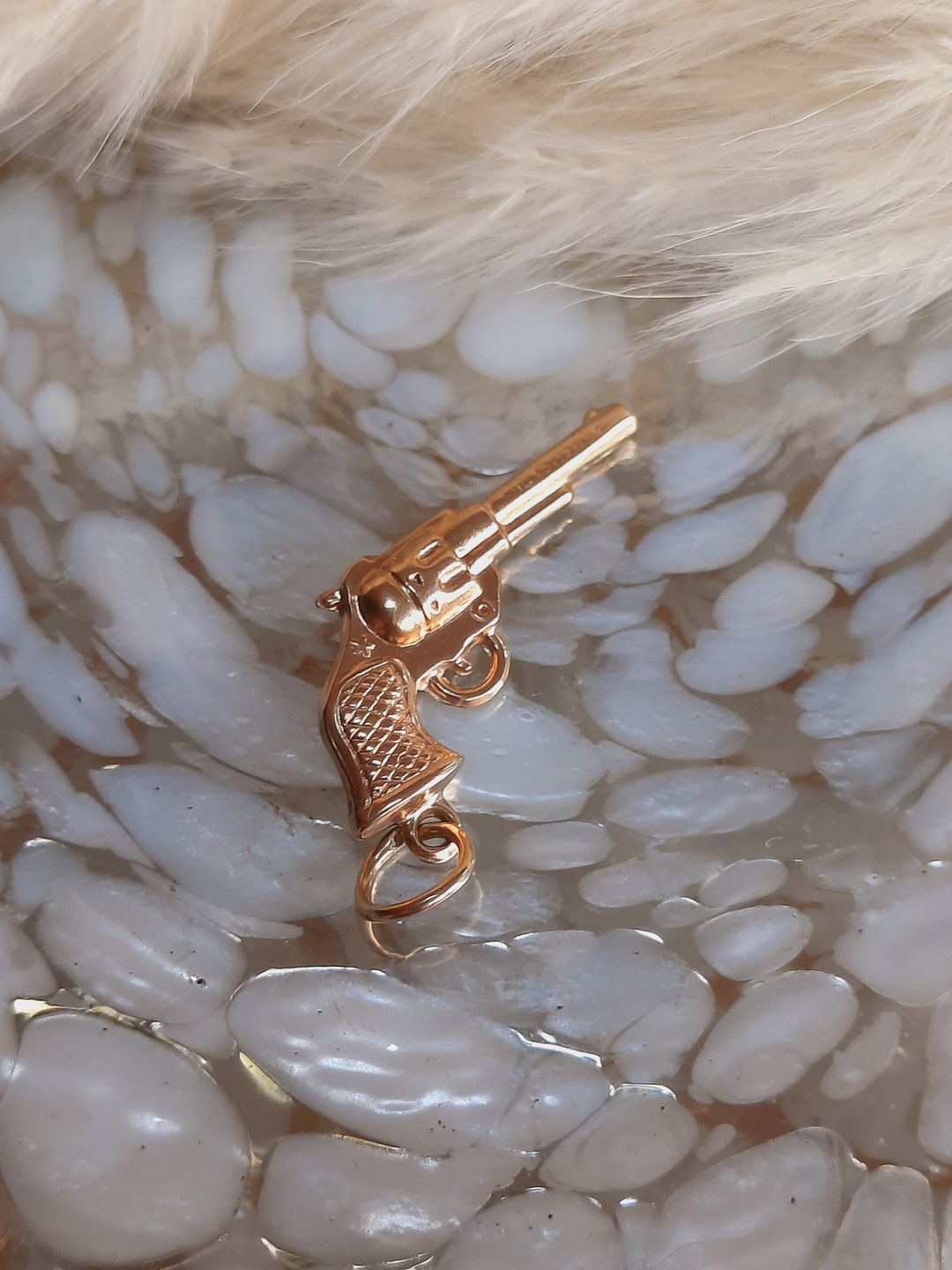 Vintage 9ct Gold Revolver Charm. Gun Charm. Pistol Charm - Etsy Australia
