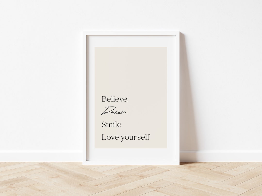 Poster Motivation Sayings and Quotes Poster Positive - Etsy