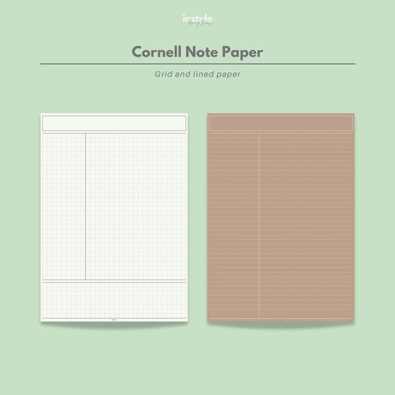 Cornell Paper | Cornell Note-taking | Cornell Paper Template | Cornell ...