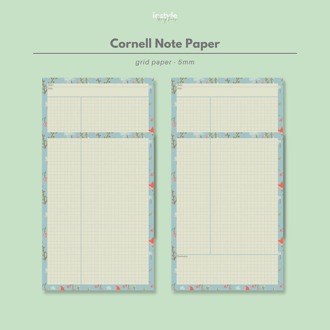 Cornell Paper Cornell Note-taking Cornell Paper Template Cornell Paper ...