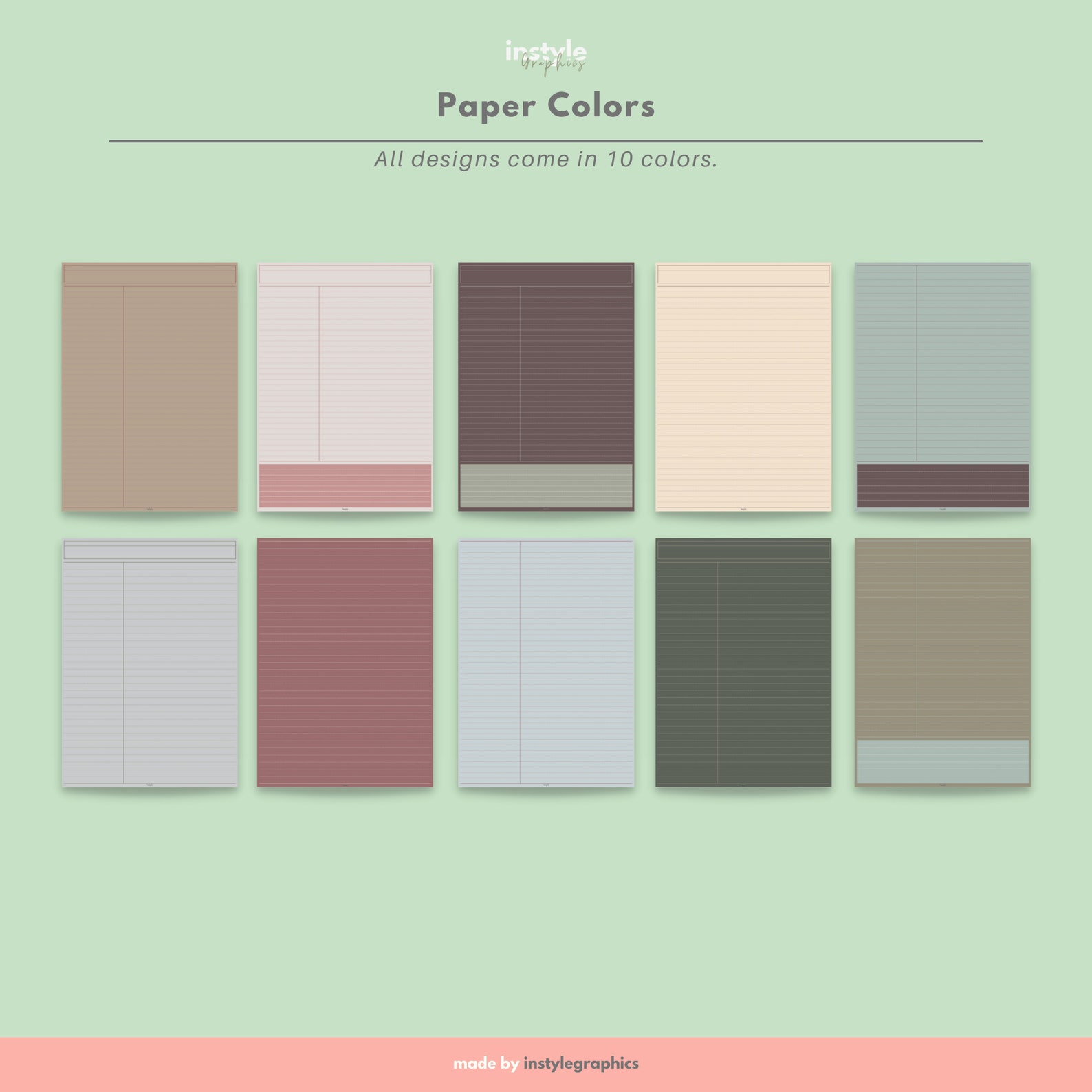 Coloured Cornell Paper | Cornell Note-taking | Cornell Paper Template ...
