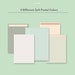 Pastel Color Digital Paper | Digital Paper Template | Digital Writing ...