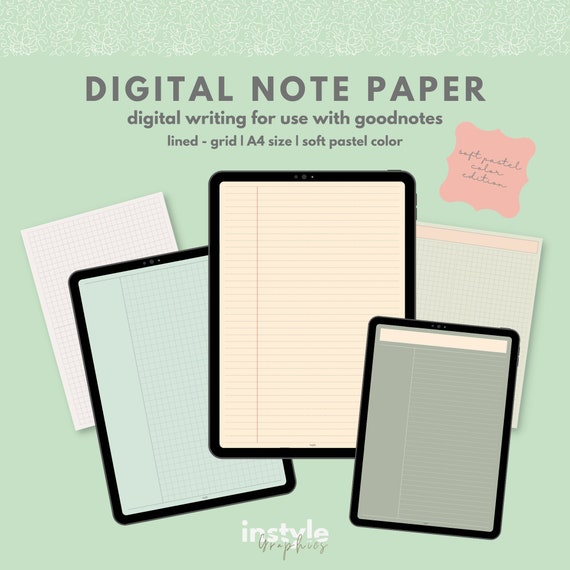 Pastel Color Digital Paper Digital Paper Template Digital | Etsy