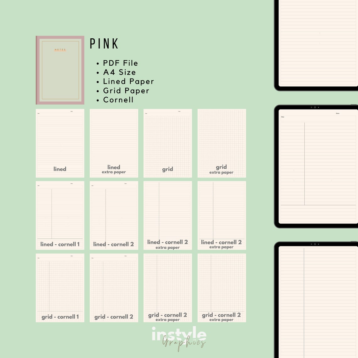 Cornell Paper | Cornell Note-taking | Cornell Paper Template | Cornell ...