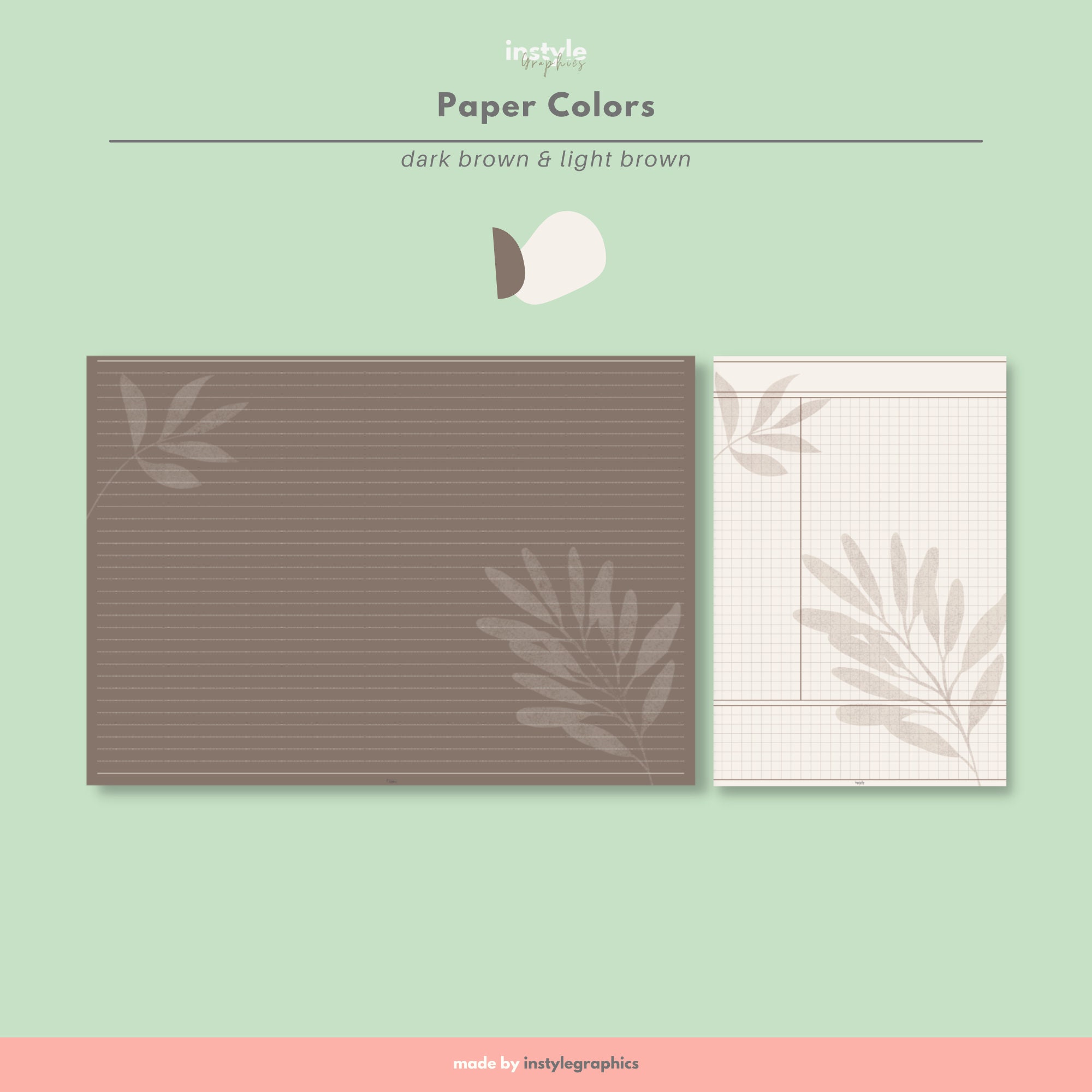 Paper Template Landscape & Portrait | Lined Paper | Cornell Paper ...