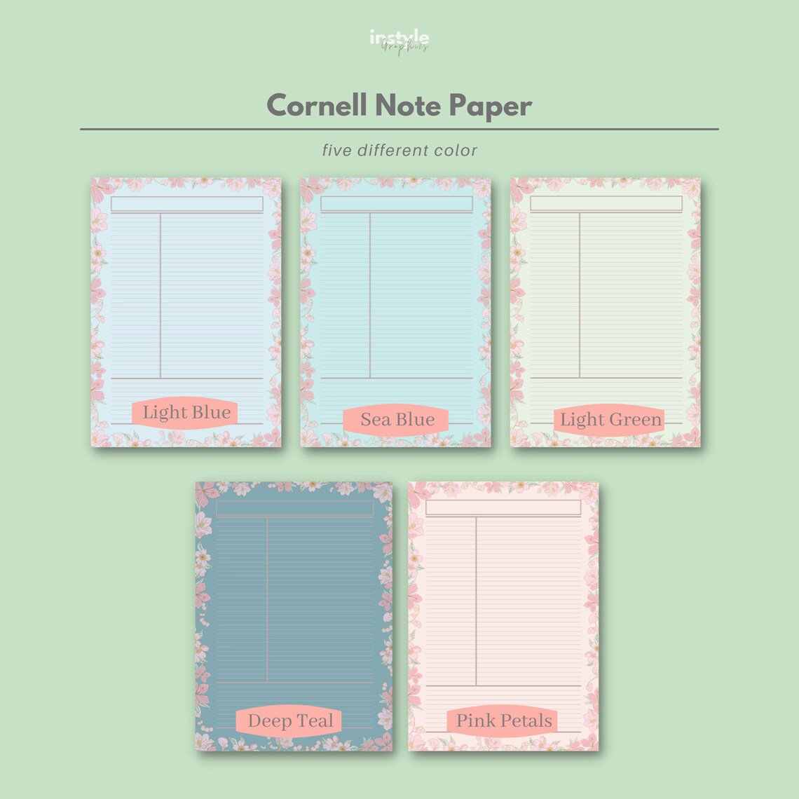Cornell Paper | Cornell Notes | Cornell Note Template | Cornell Paper ...