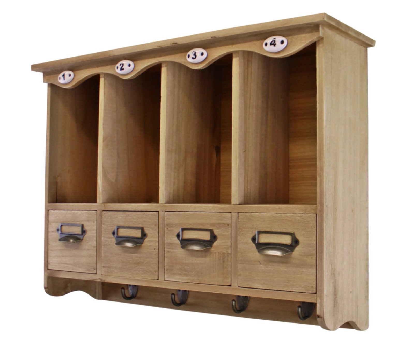 Wooden Wall Hanging Storage Unit Letter Storage Letter | Etsy