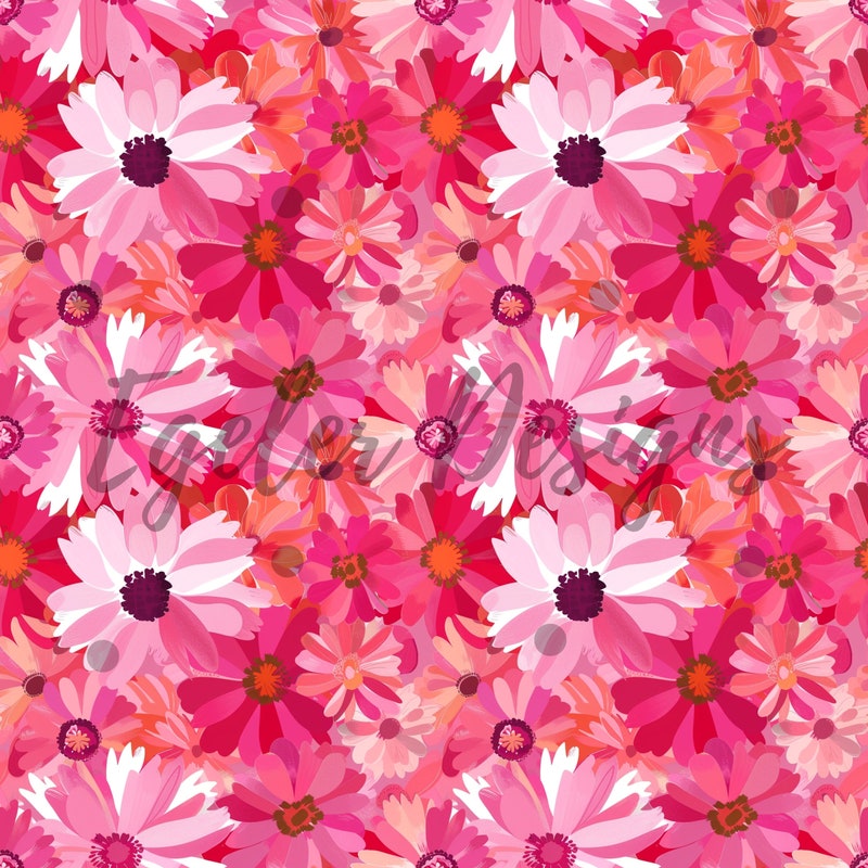 Preppy Floral Wallpaper - Etsy