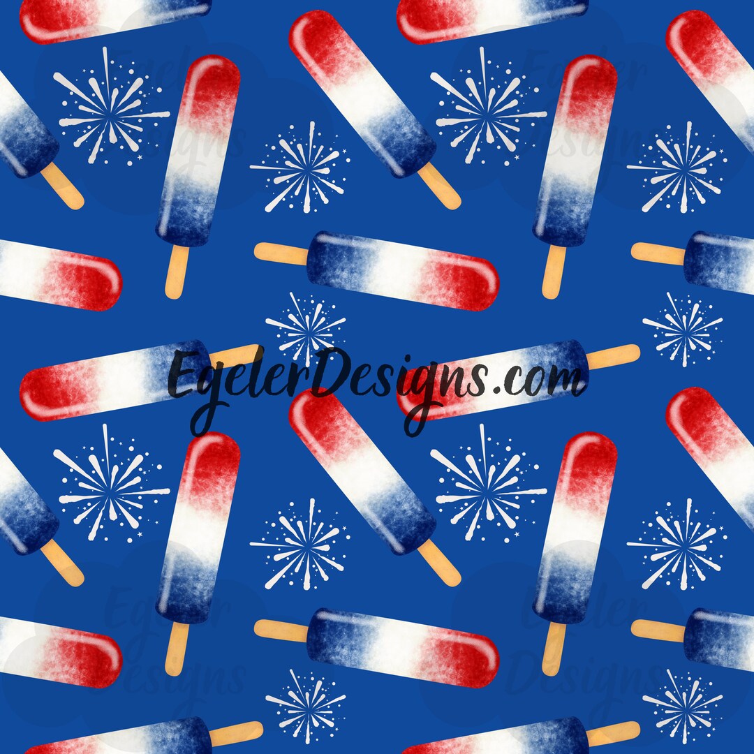 Independence Seamless Pattern, Fourth of July Pattern, Digital Download ...