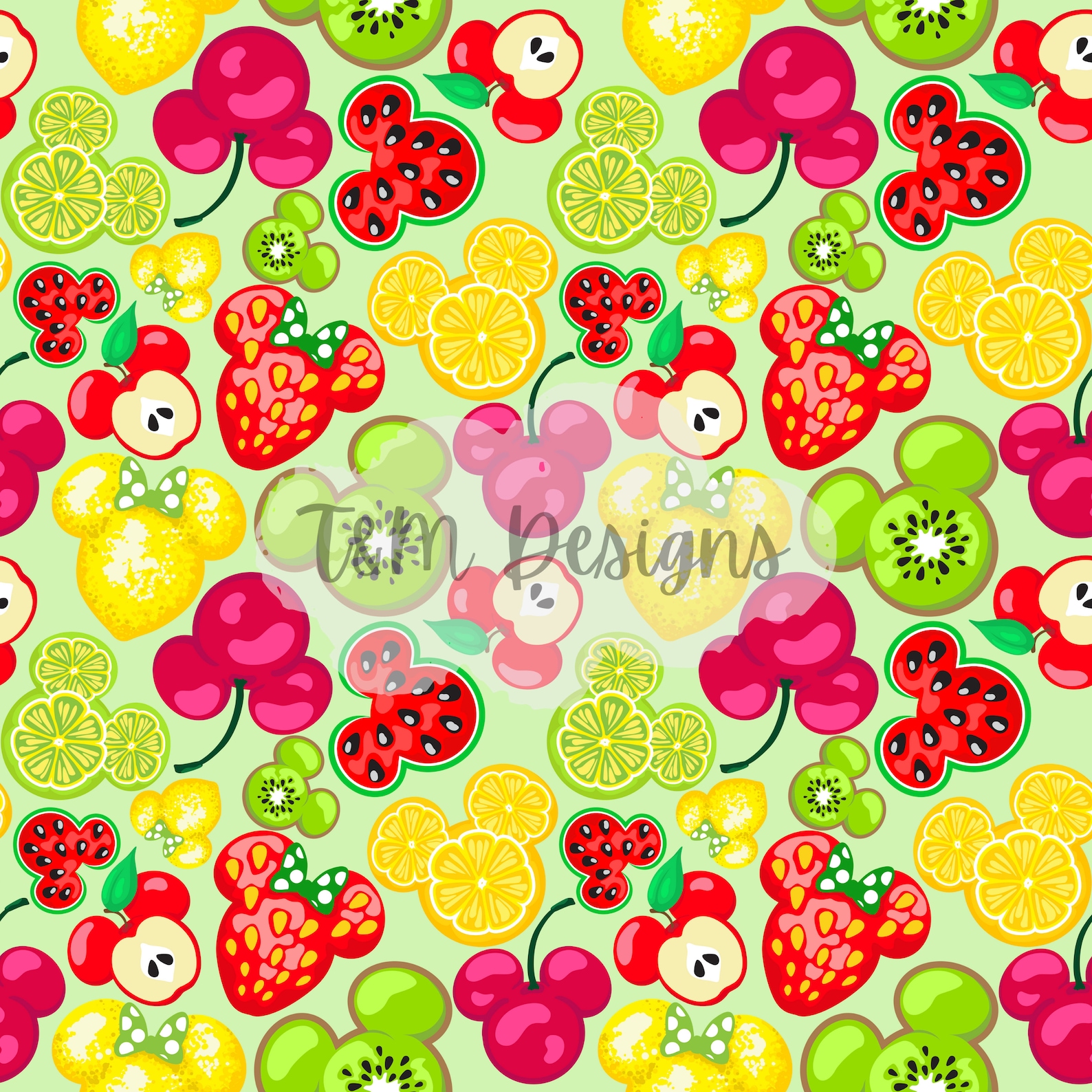 Magic Kingdom Seamless Pattern, Seamless Pattern, Magic Kingdom Snacks ...