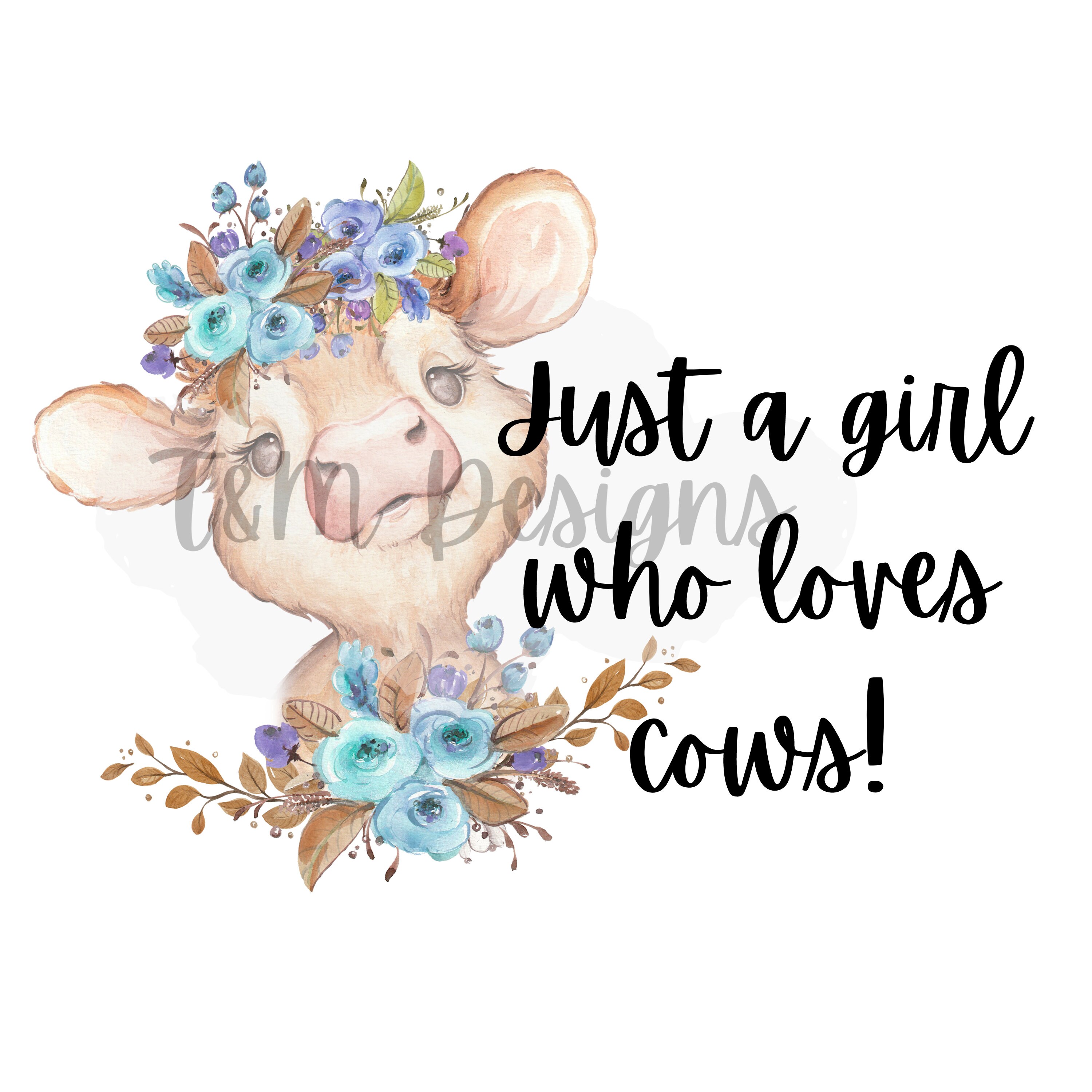 Highland Cow Sublimation Png Girly Cow Sublimation Cow - Etsy