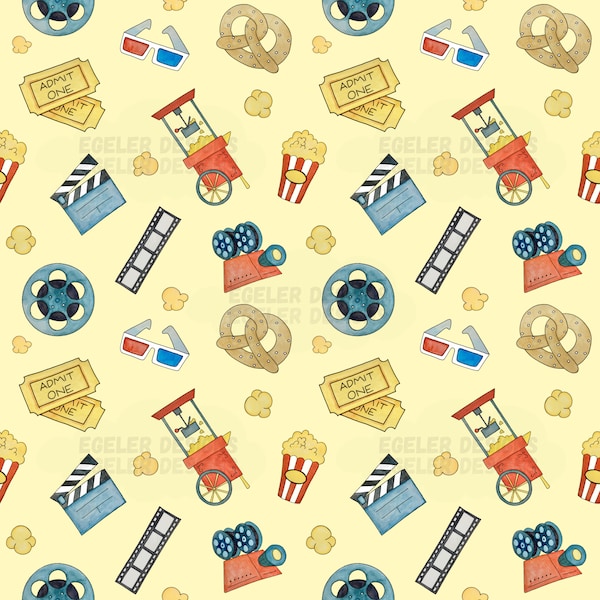 Cinema Clipart - Etsy