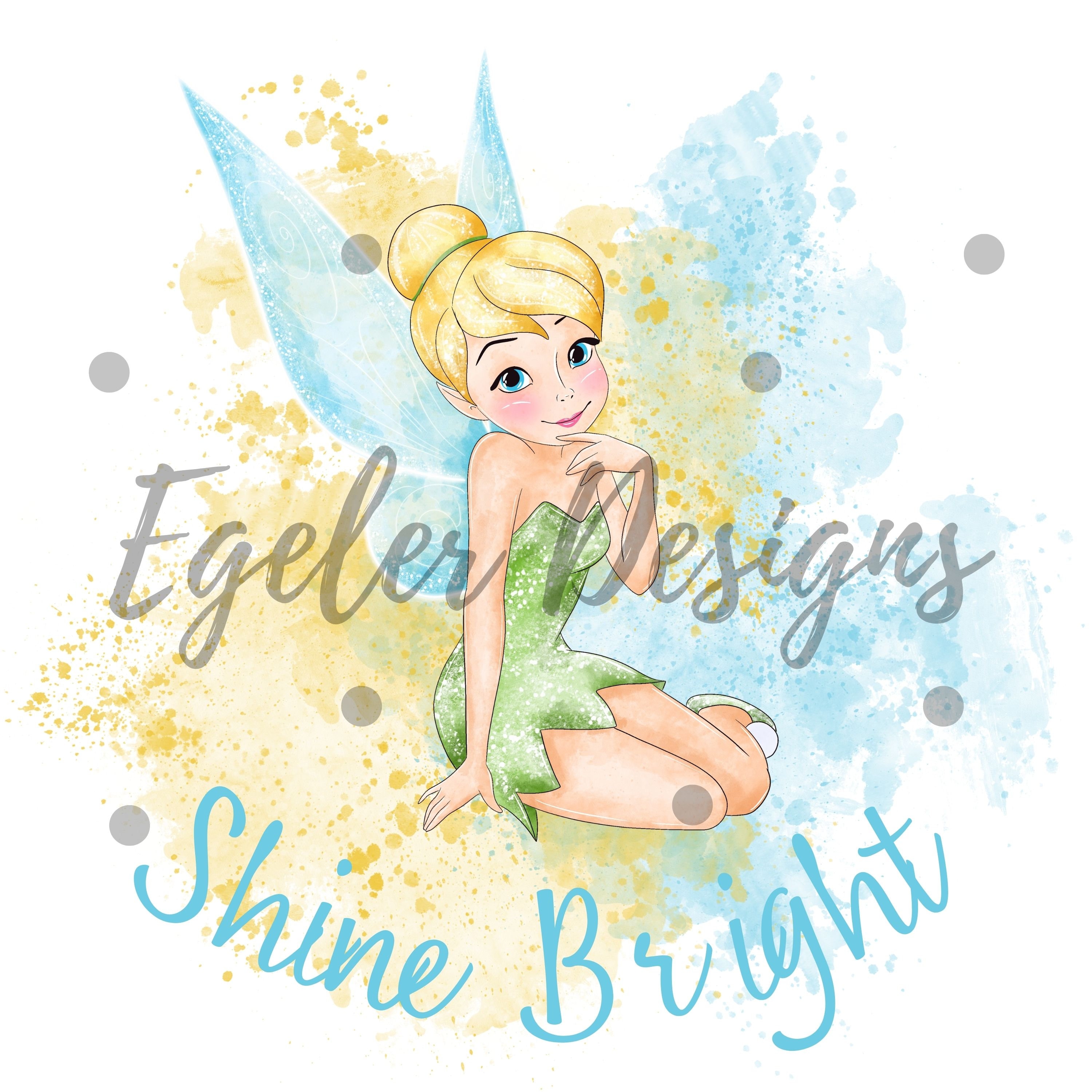 Sublimación de Tinker Bell tinker bell png diseño de camisa - Etsy España