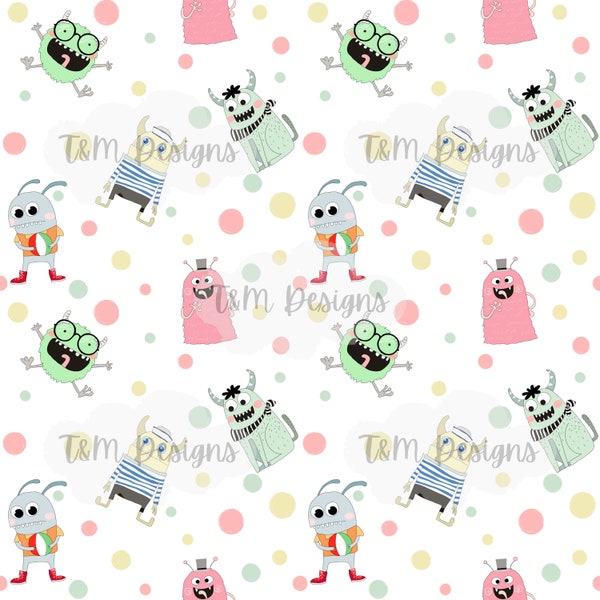 Girly Monster - Etsy