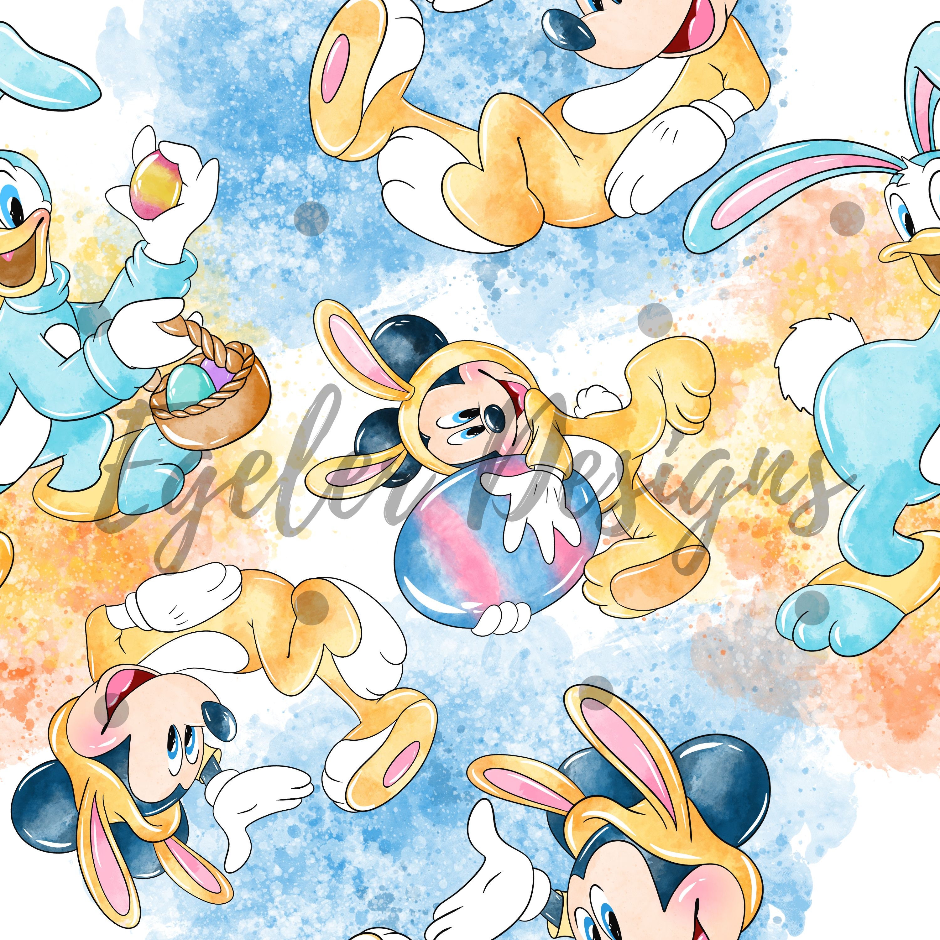 Mickey Mouse Easter Wallpaper