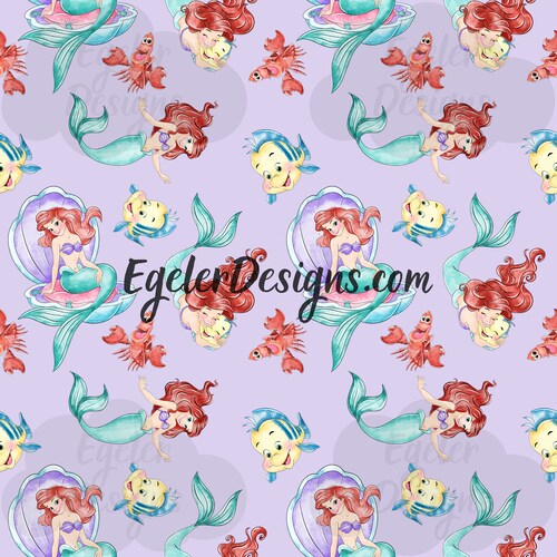 Seamless Pattern Princess Pattern Magic Kingdom Seamless | Etsy