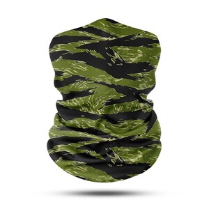 Tiger Stripe Camouflage Buff Scarf Neck Warmer Head Band Summer ...